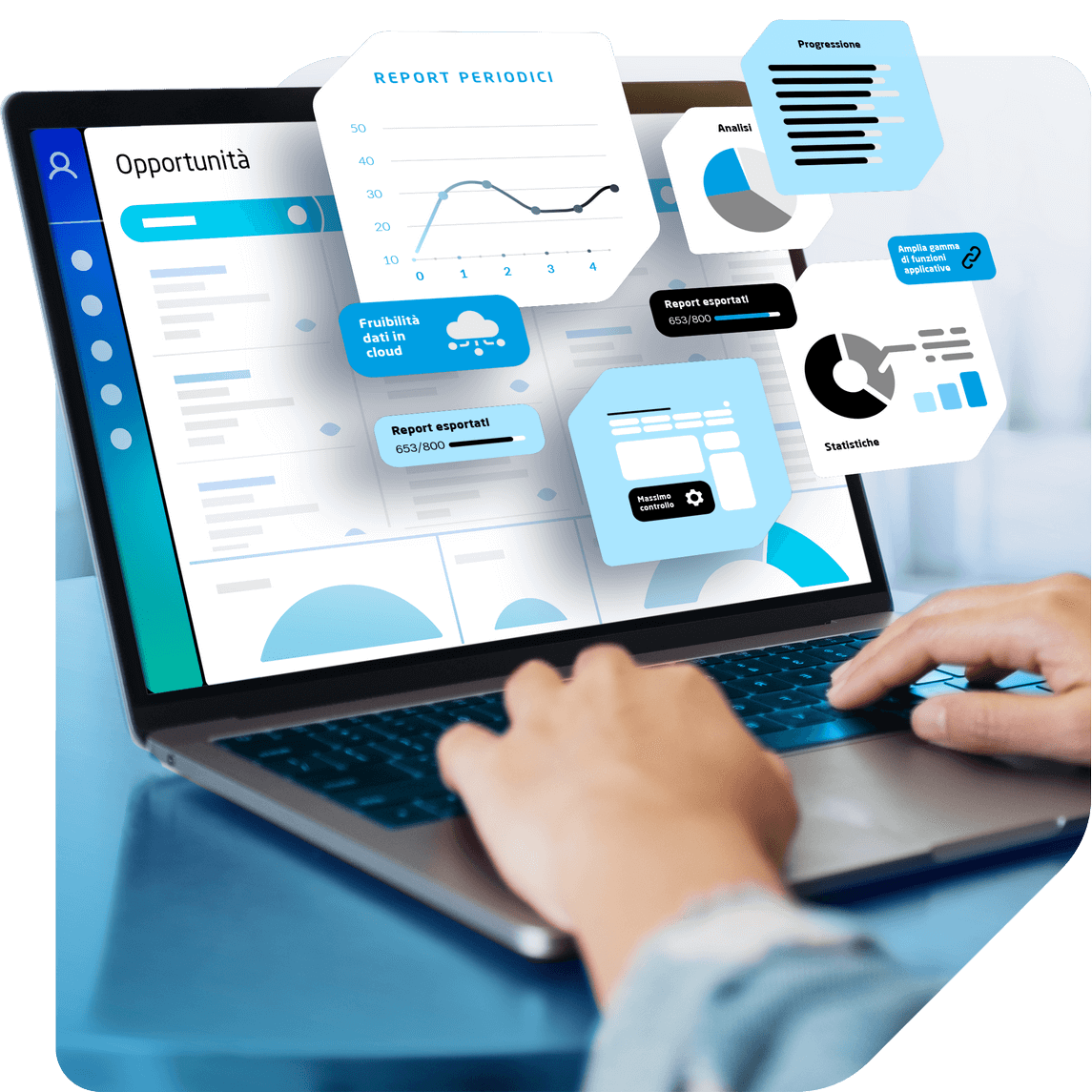 Tutte le funzionalità del CRM in Cloud | Ydea Tutte le funzionalità del CRM in Cloud | Ydea